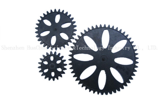 Various Style Size Injection Precision Plastic Gears Good Abrasion Resistance