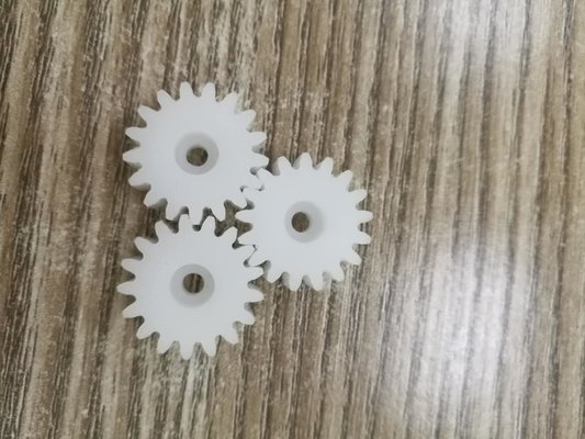 OEM Durable Machined Plastic Gears , Plastic Spur Gears Customized Color For Toy