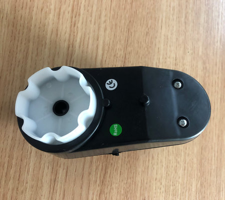 Black White Small Plastic Gears 6V Brush Commutation For Electric Toy Car