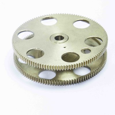 0.05mm Tolerance Pure Metal Bevel Gears , Brass Spur Gears 1 Year Warranty