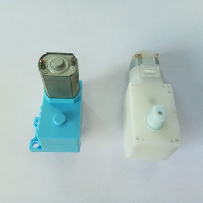 3v/6v/12v Right Angle Plastic Gearbox 64.5mm Length Mini Motor For Toy Car