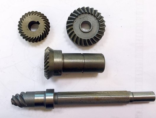 Mini Metal Helical Stainless Steel Bevel Gears Customized Shape For Toy Parts