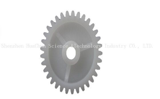 Circular Gear Type Nylon Spur Gears , Plastic Pinion Gears For Machine