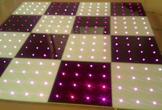 Stage 60x60cm 8W LED  Starlit  Dance Floor  DMX 512  Aluminum Panel DJ Lighting RGB Color