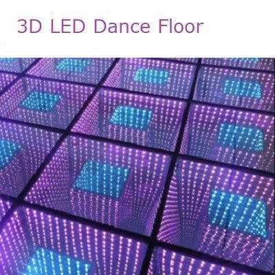 220V 50Hz RGB  Auto Run Control DJ 3D LED  Dance Floor  Aluminum Panel Stage  Lighting