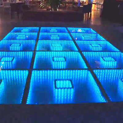220V 50Hz RGB  Auto Run Control DJ 3D LED  Dance Floor  Aluminum Panel Stage  Lighting