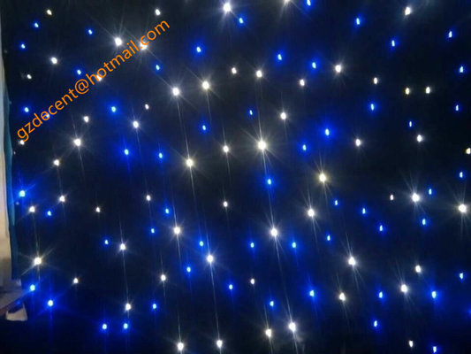 Fireproof Stage Wedding  Party Event Decoration Like Chauvet Sparklite  LED Curtain Backdrop
