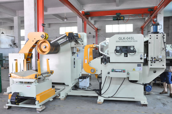 5 Ton Metal Coil 3 In 1 Auto Press Decoiler Straightener Feeder With Japan CKD Air Cylinder