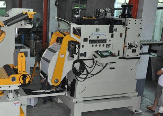 High Speed Hydraulic Expansion NC Servo 3 In 1 Decoiler Straightener Feeder Matched Big Punching Machine