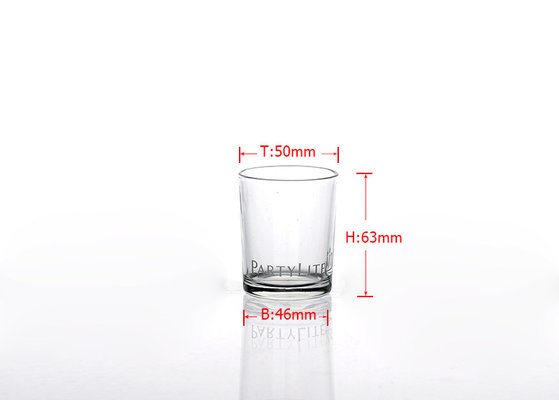 Print Logo Antique Bulk Glass Candle Holders Decoration Popular Shape