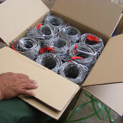 Stainless steel cable netting used as ceilings