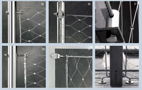 Stainless steel mesh fence filling