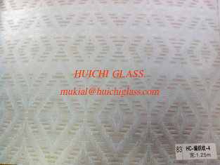 Decorative glass insertion for laminating glass(marble paper)