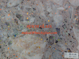 Decorative glass insertion for laminating glass(marble paper)