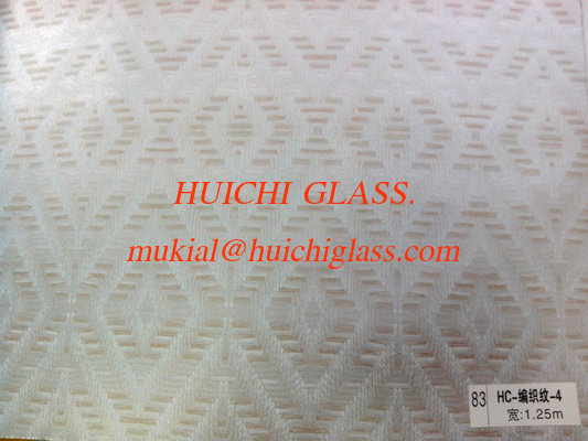Decorative glass insertion for laminating glass(marble paper)