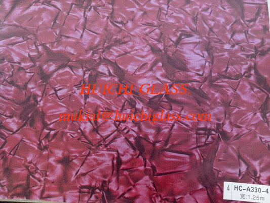 Decorative glass insertion for laminating glass(marble paper)