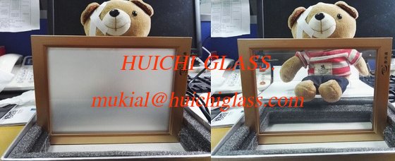 LCD smart glass, smart glass film, switchable glass film, grey PDLC film, blue LCD film, shower door