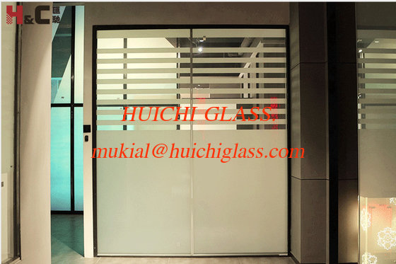 Smart Blind switchable glass for office partion white color with 80% transmittance