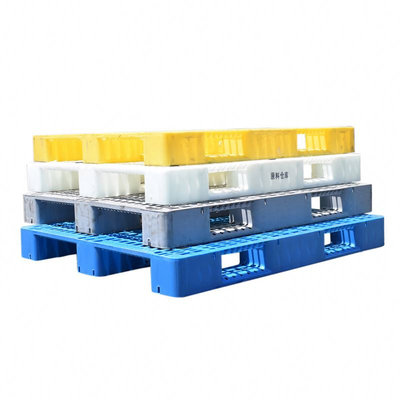 For rice beer HDPE material steel reinforced euro industrial racking plastic pallet supplier