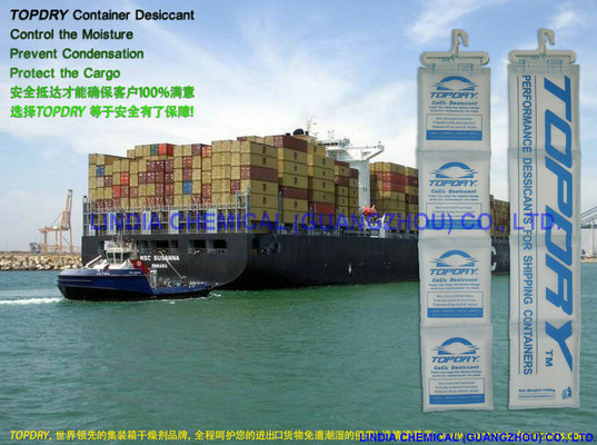 Calcium Chloride Container Desiccant for Transportation &amp; Shipping