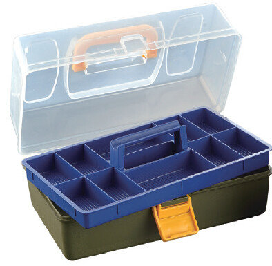 Pseudo-bait Box/Fishing Tool Box  330*178*140mm material PP Model no. XYZ457