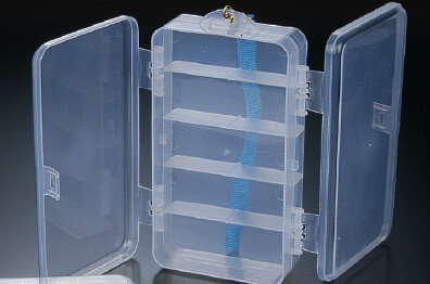 Double side Pseudo-bait Box/Fishing Tool Box/menangani Memancing Peti 190*110*48mm material PP Model no. XYZ317