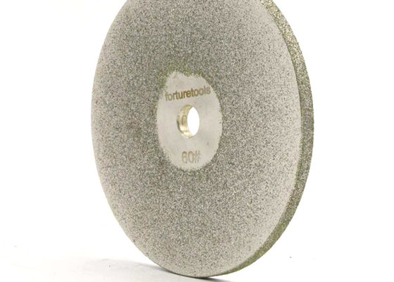1A1 Wide Edge Electroplated Grinding Wheels , Gemstone Grinding Diamond Abrasive Wheels