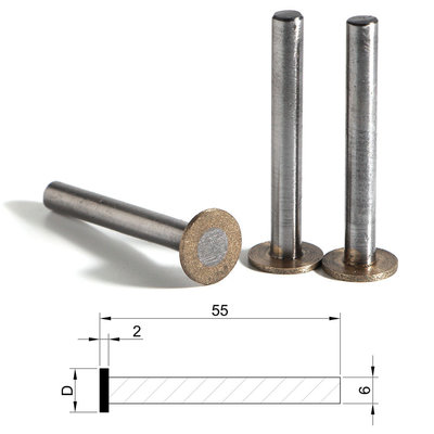 Safe T Shape Sintered Abrasive Mounted Points High Grinding Efficiency