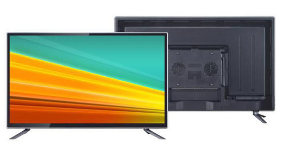 43" DVB T2 S2 double Tunner direct backlit led tv , Aluminium alloy direct lit tv screen