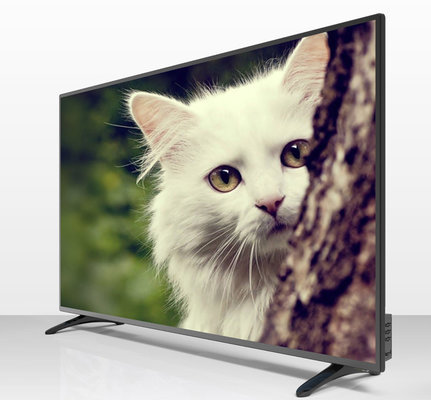 High resolution 50 " WIFI LED TV , 1080P slim DLED TV narrow bezel wall bracket