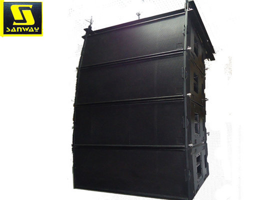 Plywood Stadiums Linear Sound System / Single Lf Driver Portable Pa Speaker