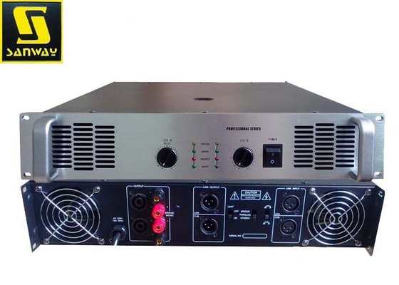 Canal de los amplificadores de potencia 2 del PA del conector de Xlr, amplificador de potencia de la clase H de los herzios 50-60