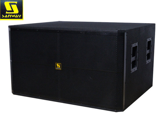 33Hz - 220Hz Dual 1600W PA Subwoofer , 130dB SPL Power Bass Subwoofer