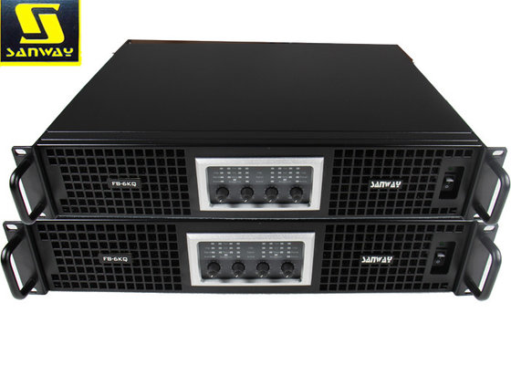 High Output DJ 4 Channel Power Amplifier 13kg Stereo Karaoke Amplifier