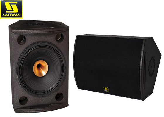 Bi - amped Sound Reinforcement Equipment , PA Audio Speakers For Gymnasium