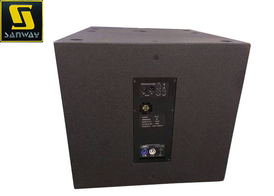 Altavoces de subgraves activos accionados de alto rendimiento de DJ del disco del subwoofer del PA con 8 ohmios de impedancia