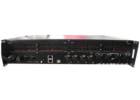 4 amplificador de potencia al aire libre de X 625W Digitaces con el procesador de la función de DSP