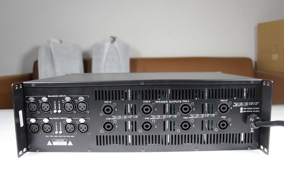 Clase D del amplificador de potencia de Digitaces de los canales del Portable 8 para las bandas y el monitor de escenario de DJ