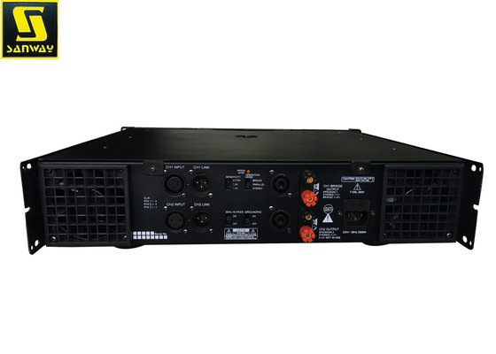 400 Watts Class AB 2U Dual Channels Transformer Power Amplifier