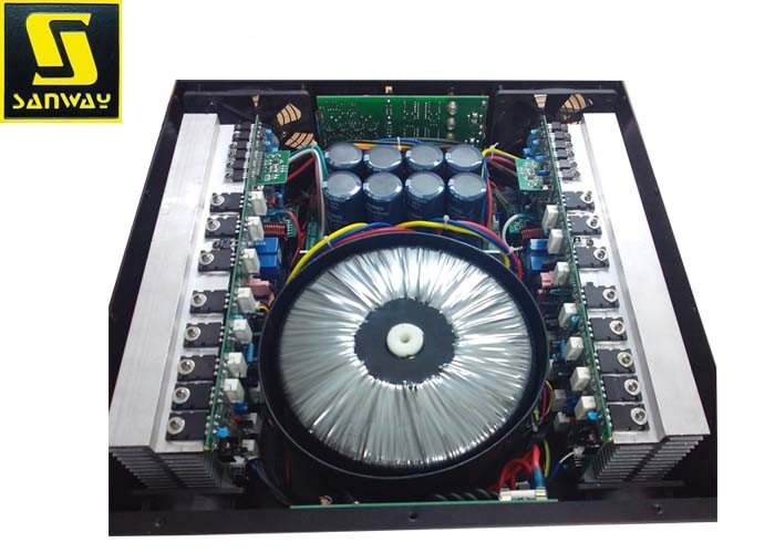 3U amplificador audio del PA del paso H de la clase 3, amplificador estéreo del PA para la difusión pública