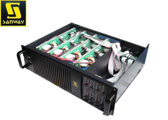 Casandose 8 el amplificador de potencia 14,7 de X 500W Digitaces amplificador estéreo del mezclador del kilogramo/8 canales