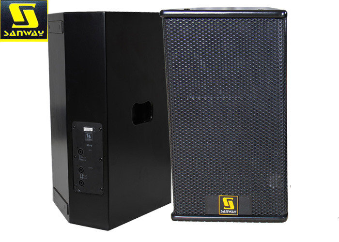 15" sistema sano 500W del refuerzo del monitor de escenario con el gabinete de la madera contrachapada del abedul