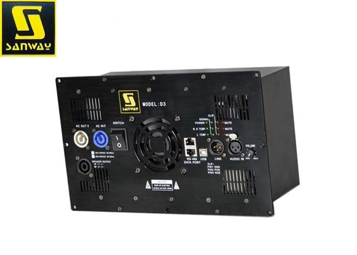 3CH amplificador audio de la placa de la clase D para la línea de tres vías arsenal o altavoz de graves
