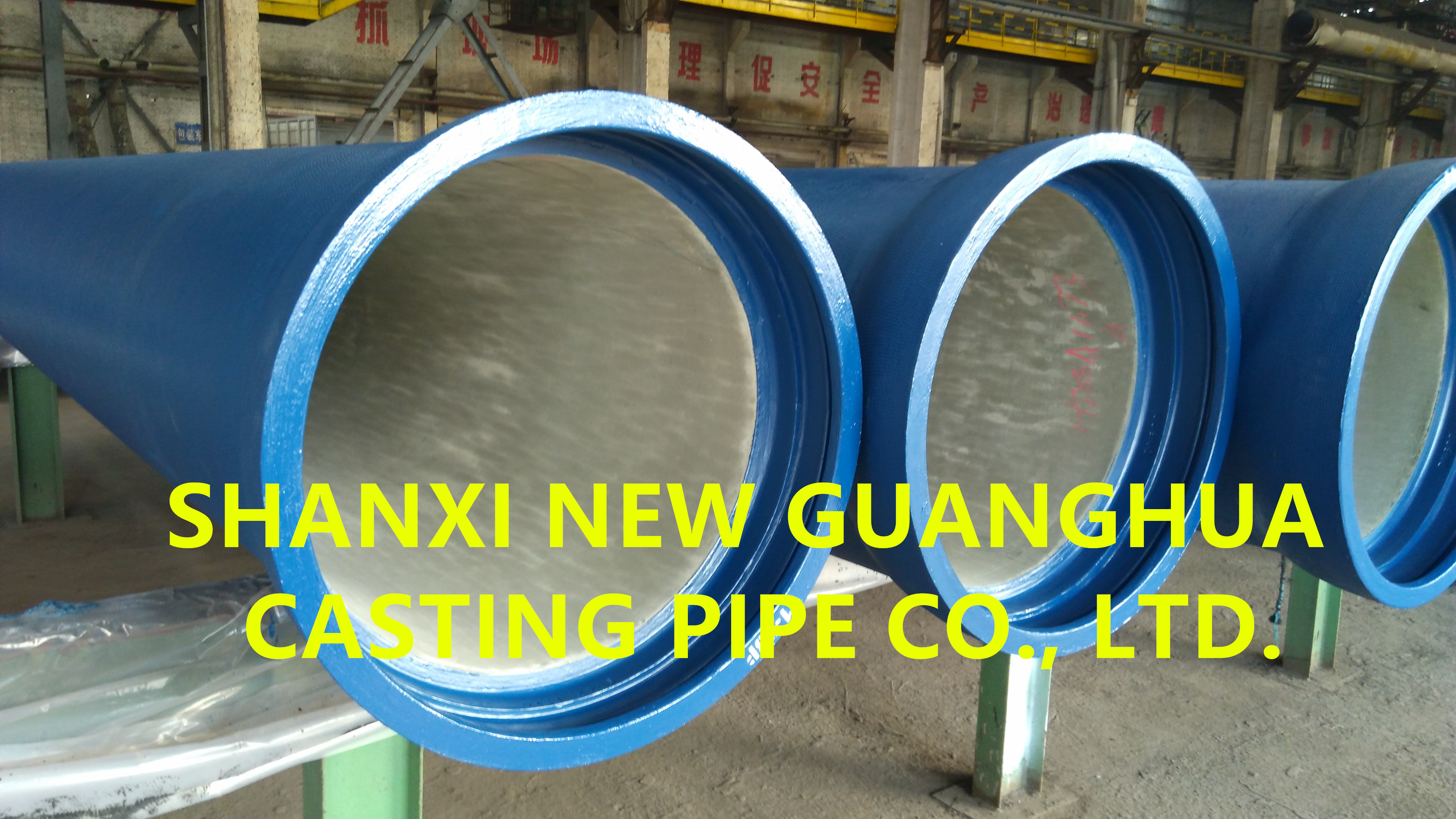 ZnAl 85-15 at 400g/m2 Ductile Iron Pipes