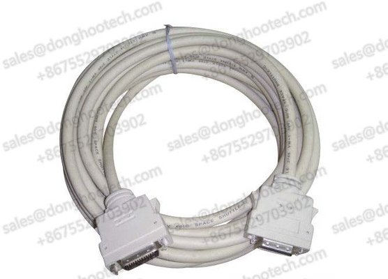 Beige Latch Type Camera Link Cable MDR Male 26pin Metal Backshell with Latches OEM Machine Vision High Speed Cables