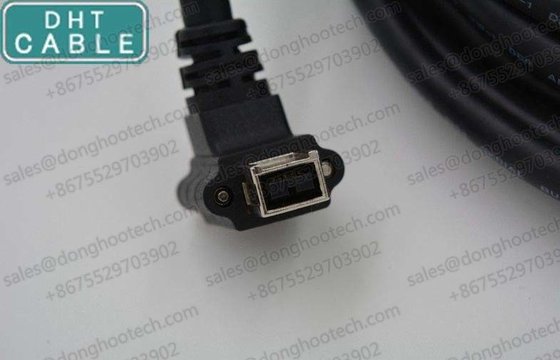 Right Angle IEEE 1394 Firewire Cable 4.5 Meters 14.76 fts for Computer , Security Vision Camera