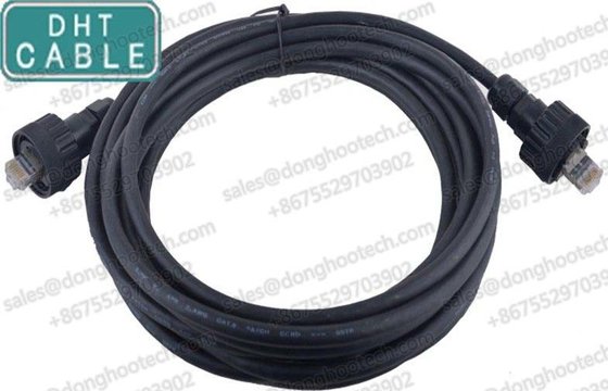 Waterproof RJ45 3M Gigabit Ethernet Cable Connector With LAN Adapter Plug