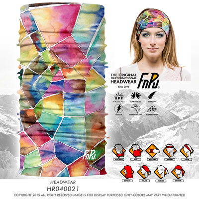 Coolmax Full 3d Printing UV filter Multifunctional Women/Men Cycling fishing Headband Stretch Headwear Neck Multi Scarf supplier