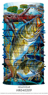 Fishing Theme balaclava seamless coolmax Uv Protection Necktube sport bandana supplier