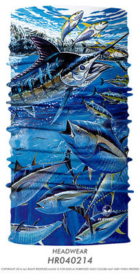 Fishing Theme balaclava seamless coolmax Uv Protection Necktube sport bandana supplier